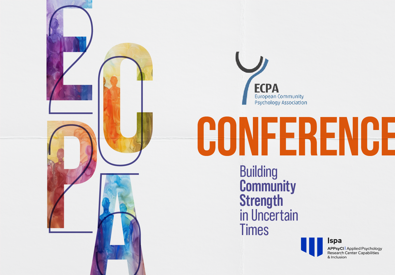 2025 Ecpa Conference: “Building Community Strength in Uncertain Times” - Ispa – Instituto ...